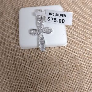 Jewelry | Real Silver Cross Pendant 925 Stamped | Poshmark